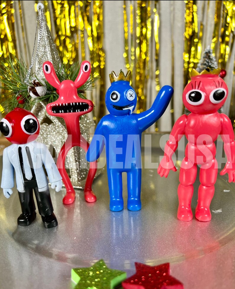 Rainbow Friends Roblox Toy Figures 8pcs Custom Action Playset - Etsy