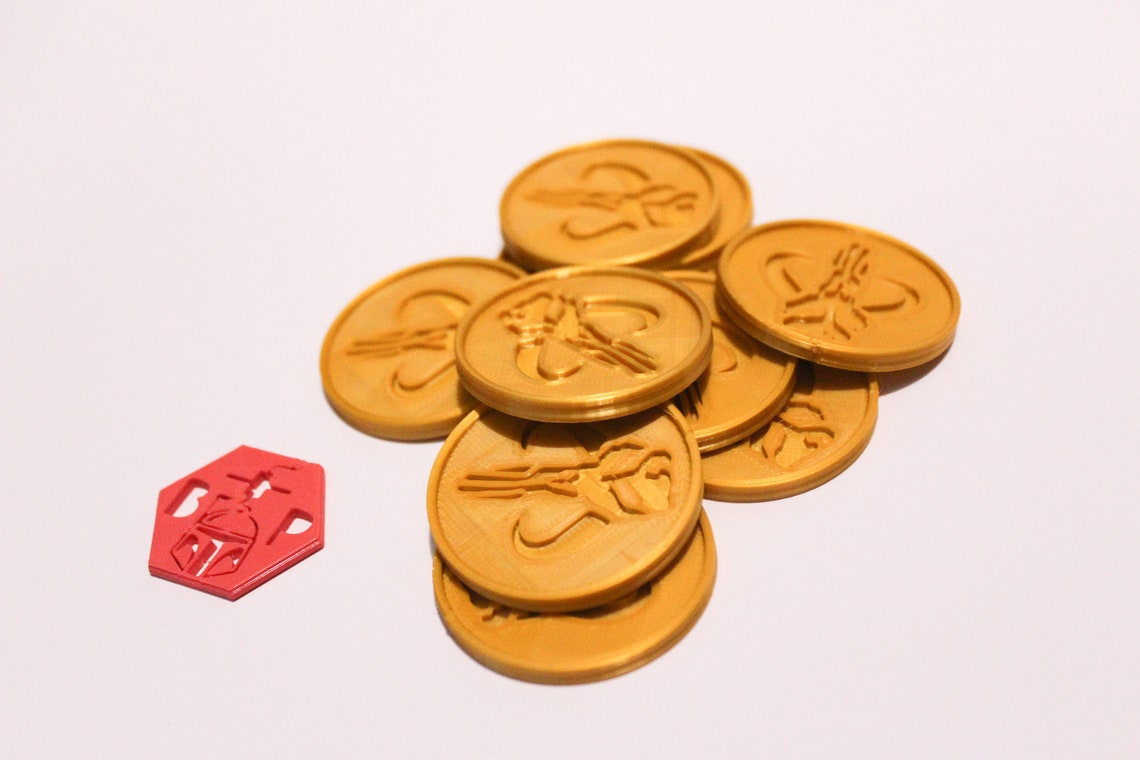 Star Wars Mandalorian Coin I Custom Poker Chips I Bonus Item - Etsy