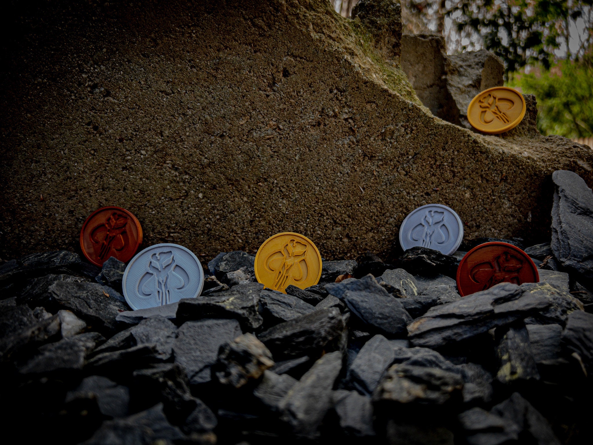 Star Wars Mandalorian Coin I Custom Poker Chips I Bonus Item - Etsy