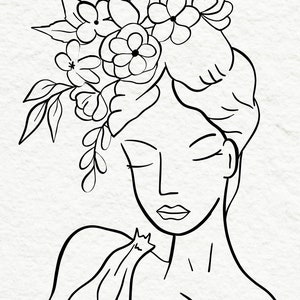 Printable Women Portraits - Etsy
