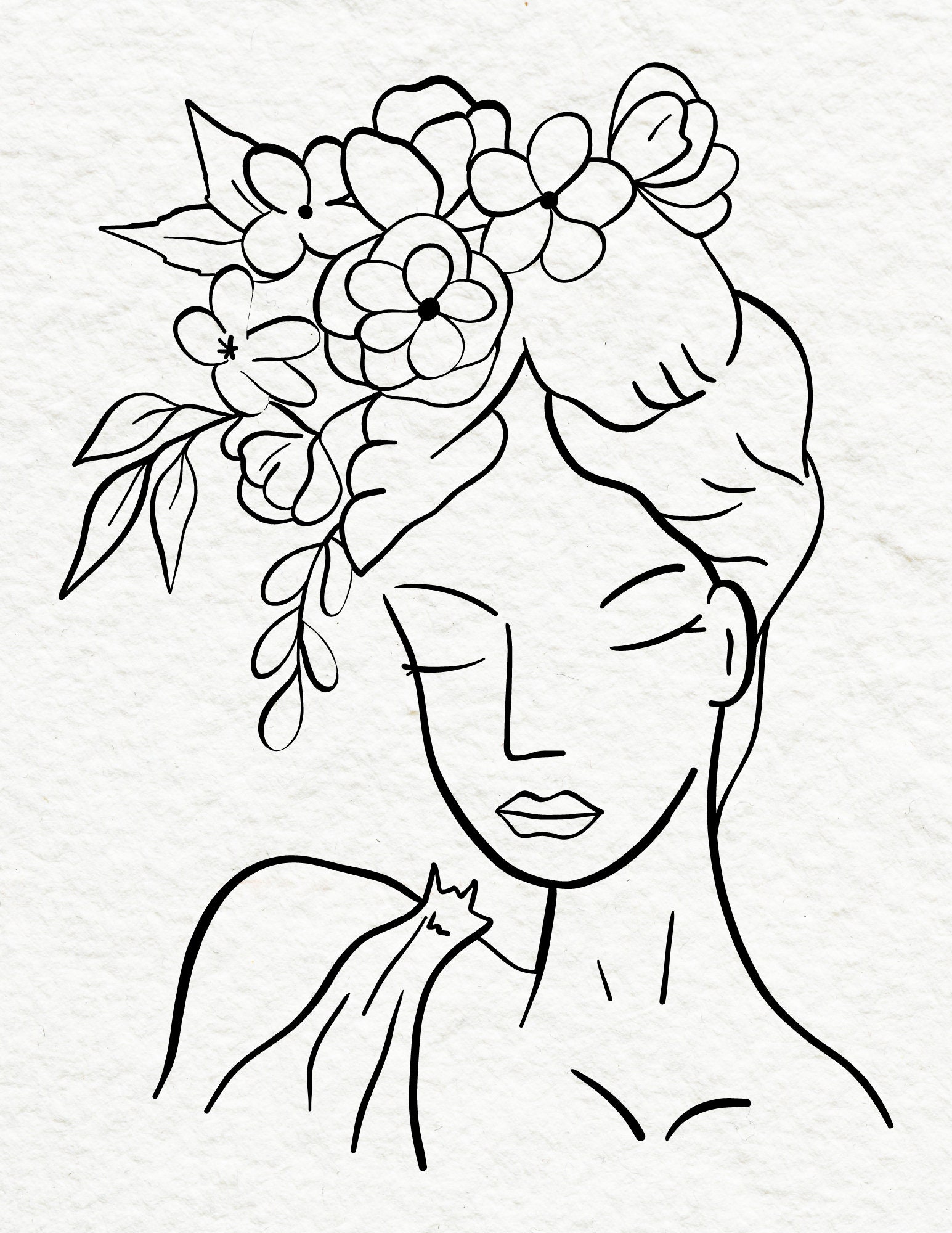 Printable Women Portraits - Etsy