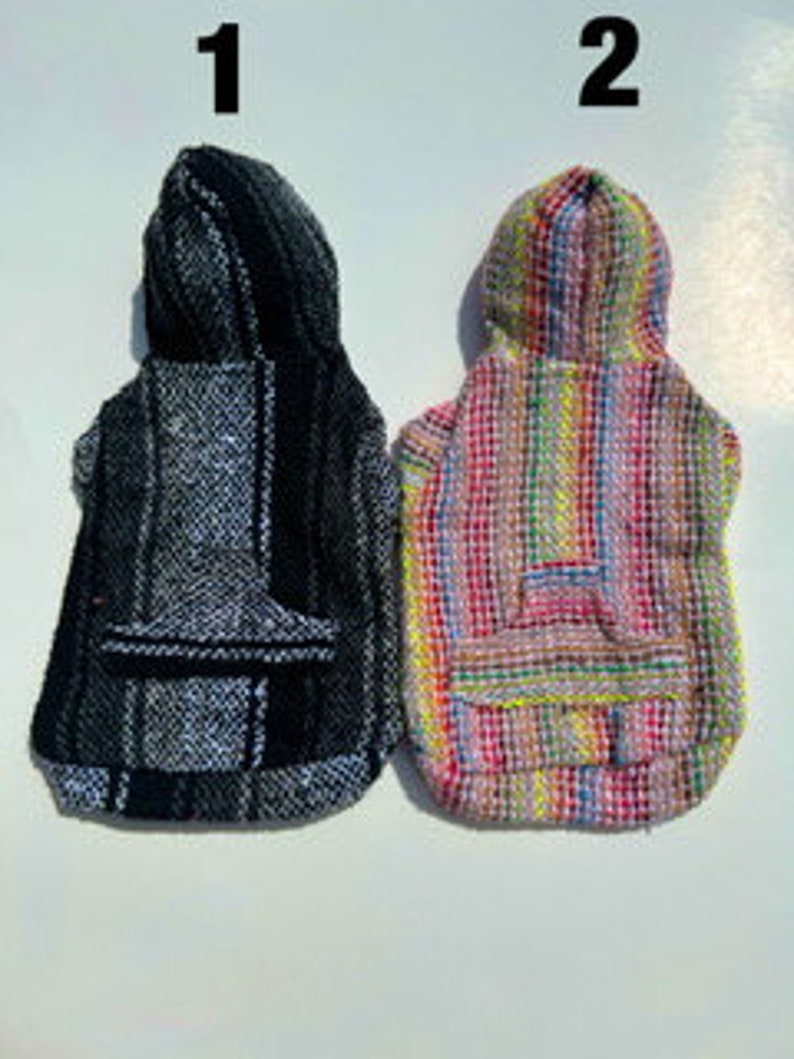 Baja Dog Poncho SIZE 1-mexican Dog Hoodie-mexican Poncho dog - Etsy