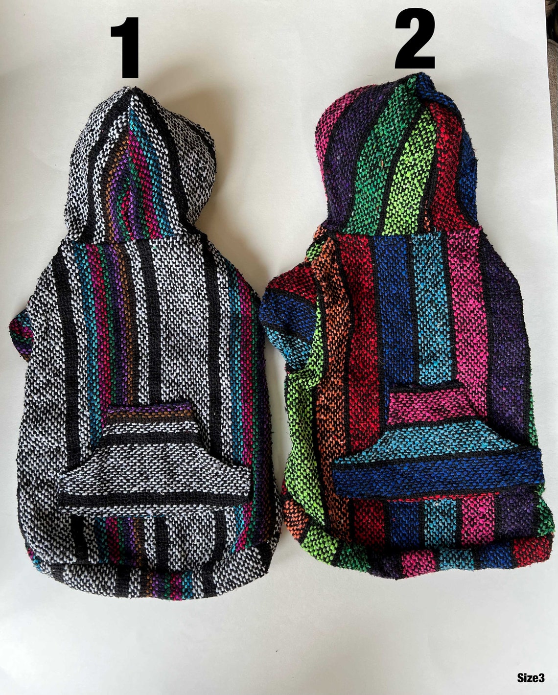 Baja Dog Poncho SIZE 3-mexican Dog Hoodie-mexican Poncho dog - Etsy
