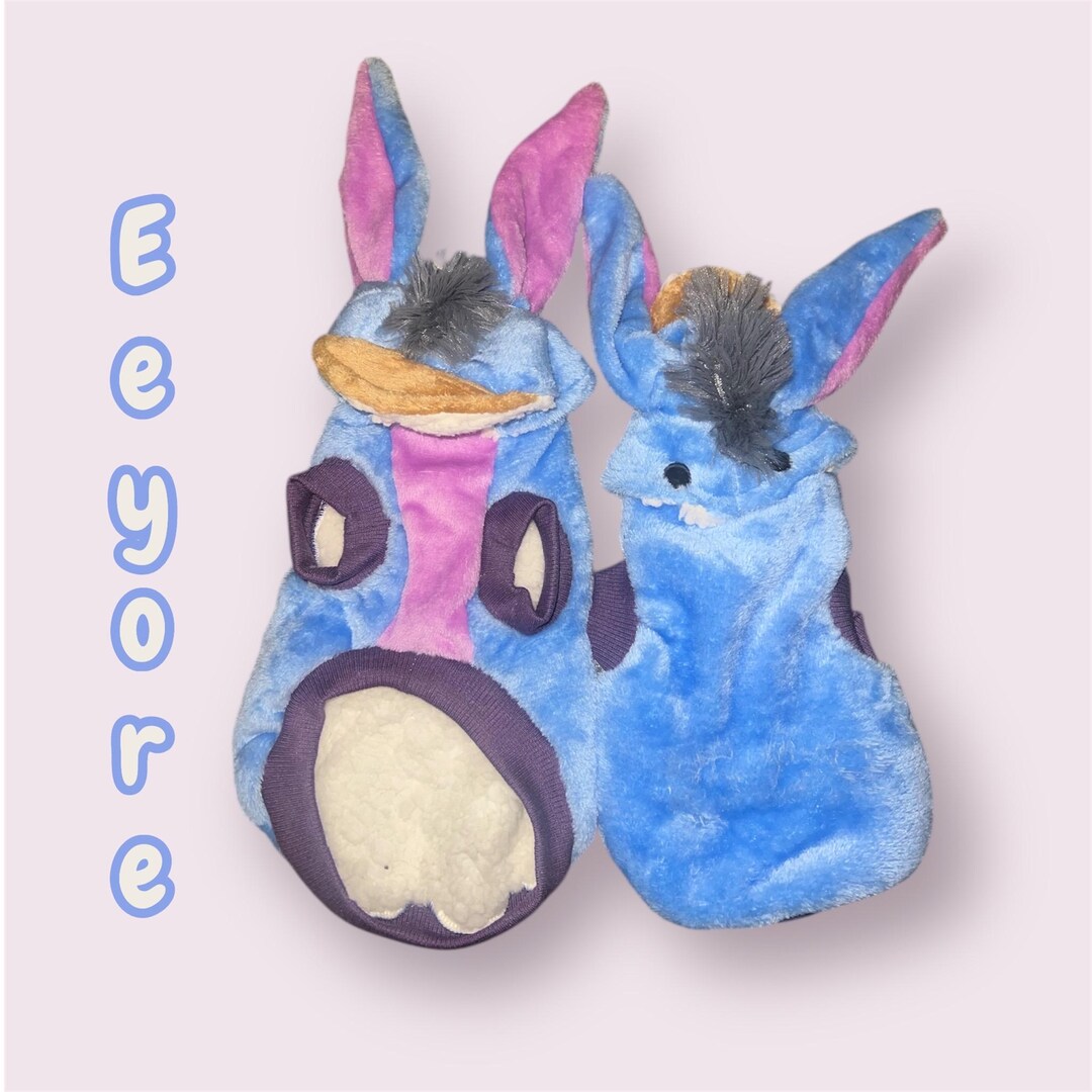 Handmade Eeyore Dog Sweater With Removable Cap - Etsy