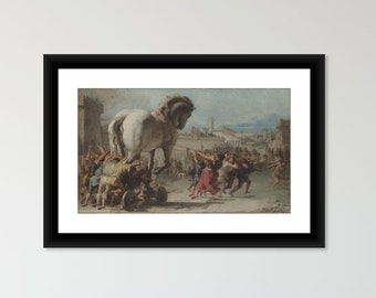 Horse of Troy Art - Etsy