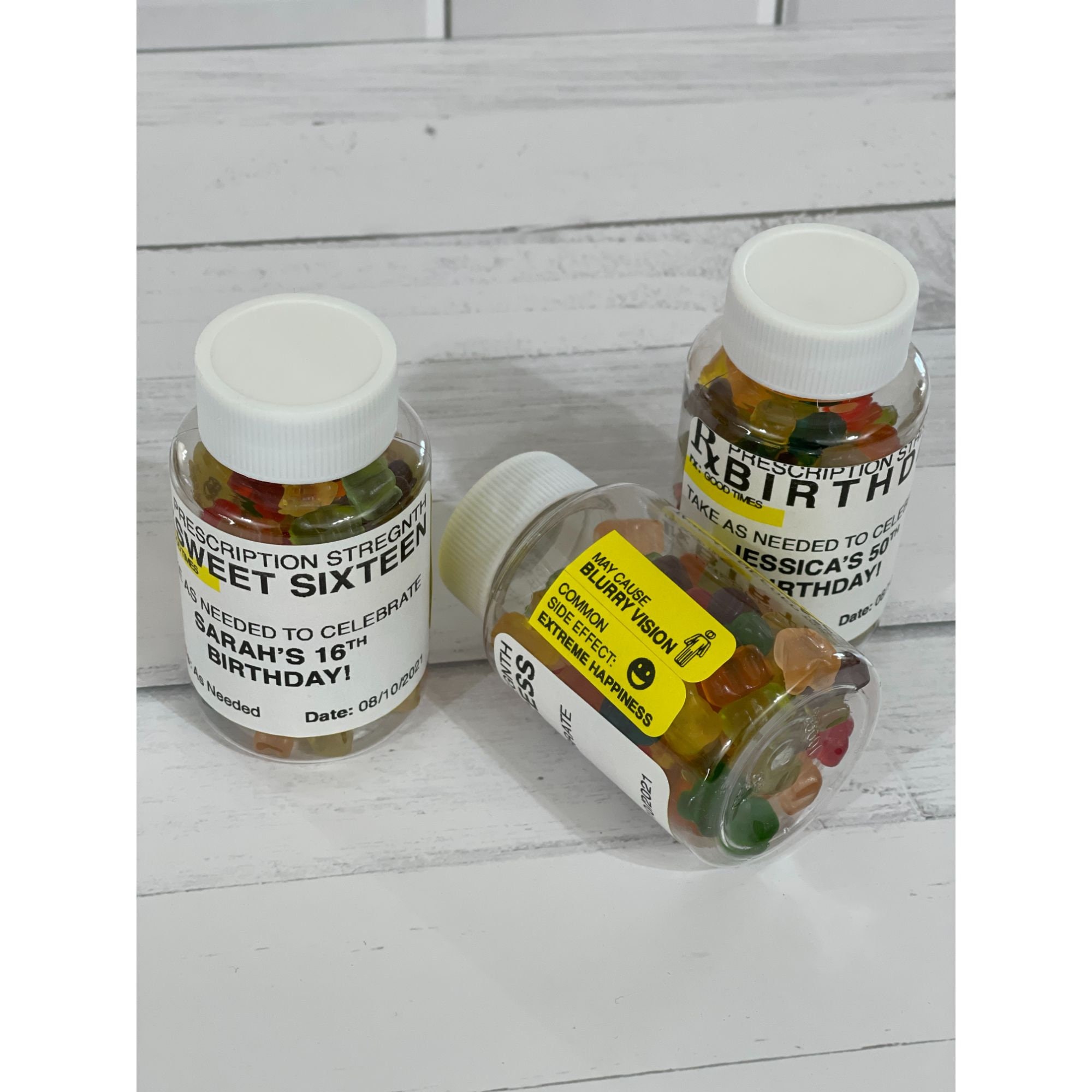 Personalized Candy Filled Prescription Bottle Candy Chill - Etsy