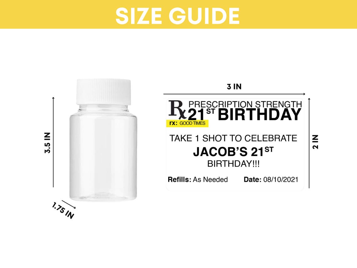 Personalized Prescription Candy Jar, Candy Chill Pills, RX Candy ...