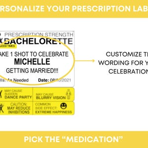 Personalized Prescription Candy Jar, Candy Chill Pills, RX Candy ...