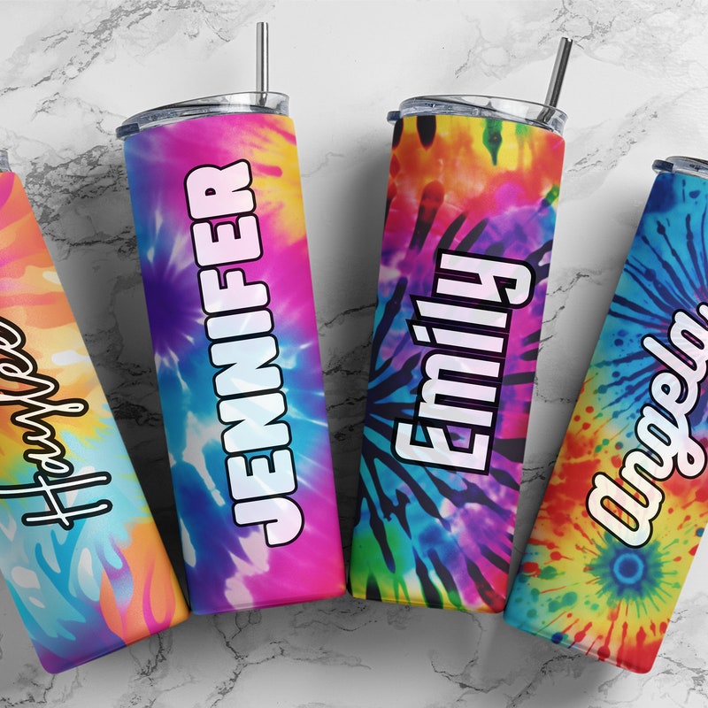 Tie Dye Tumbler - Etsy