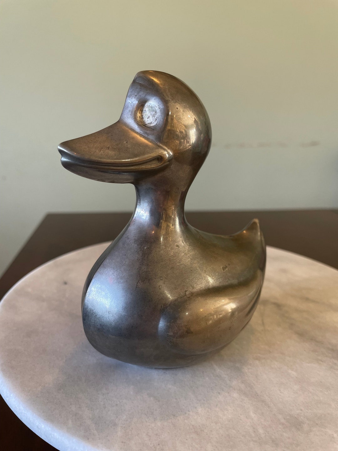 Leonard Silver Plated Duck Piggy-bank - Etsy