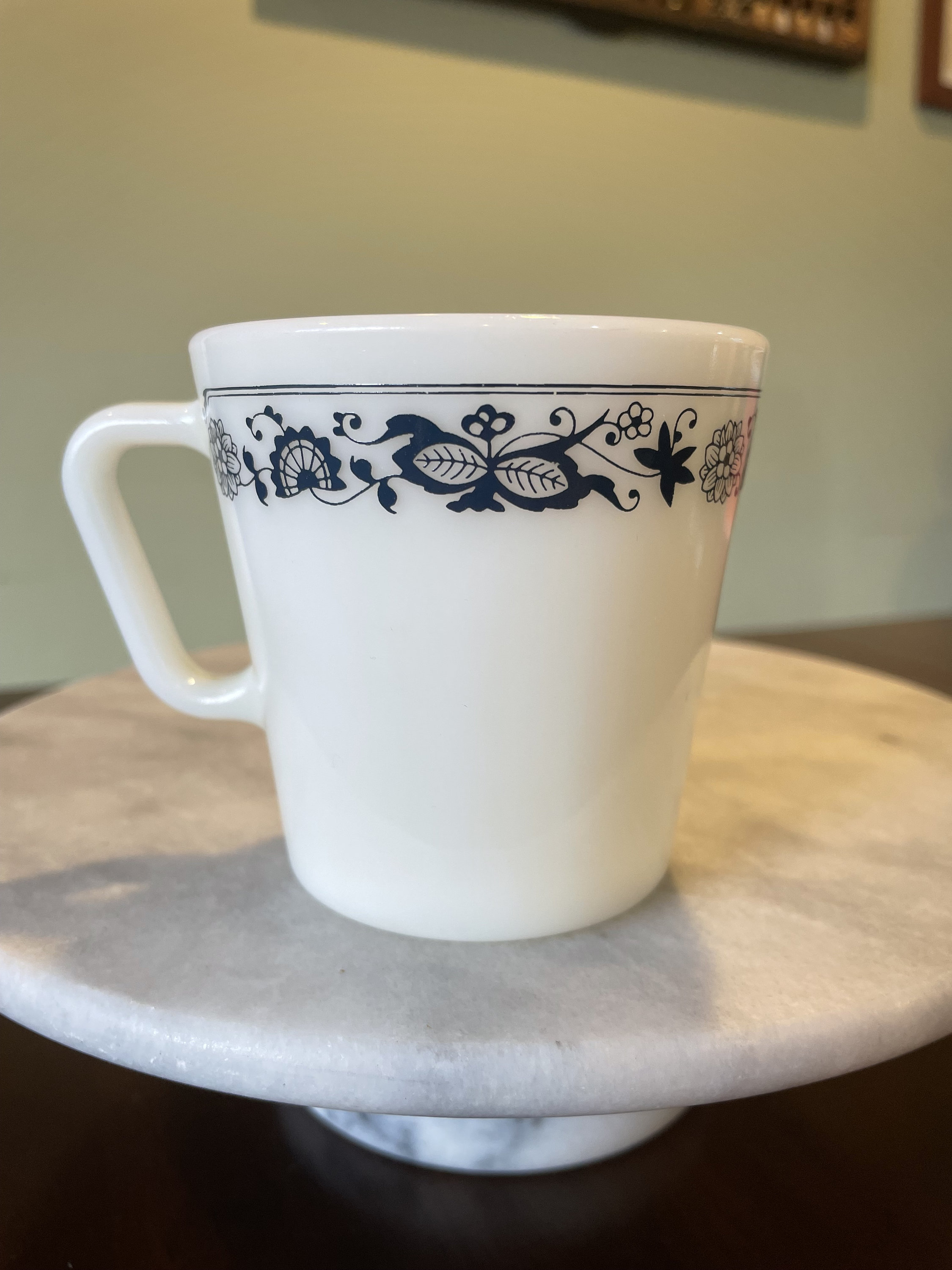Vintage Pyrex Old Town Blue Mug 1410 - Etsy