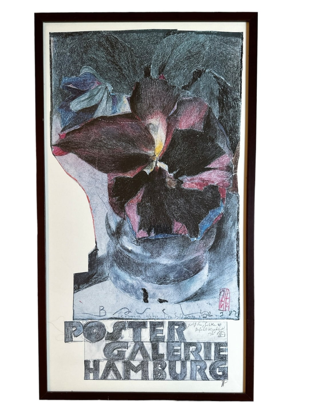 Horst Janssen Signed Poster Galerie Hamburg 1982 - Etsy