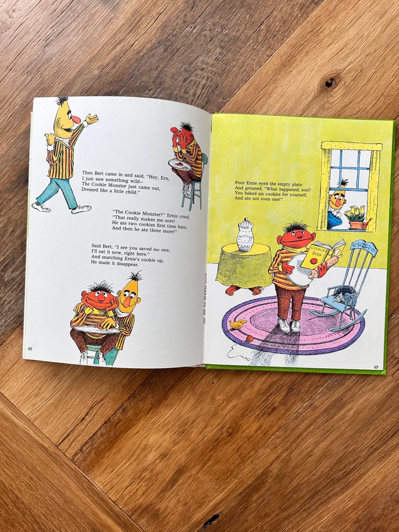 1971 Sesame Street Story Book Hardcover - Etsy