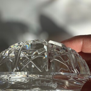 Vintage Waterford Crystal Turtle Paperweight - Etsy