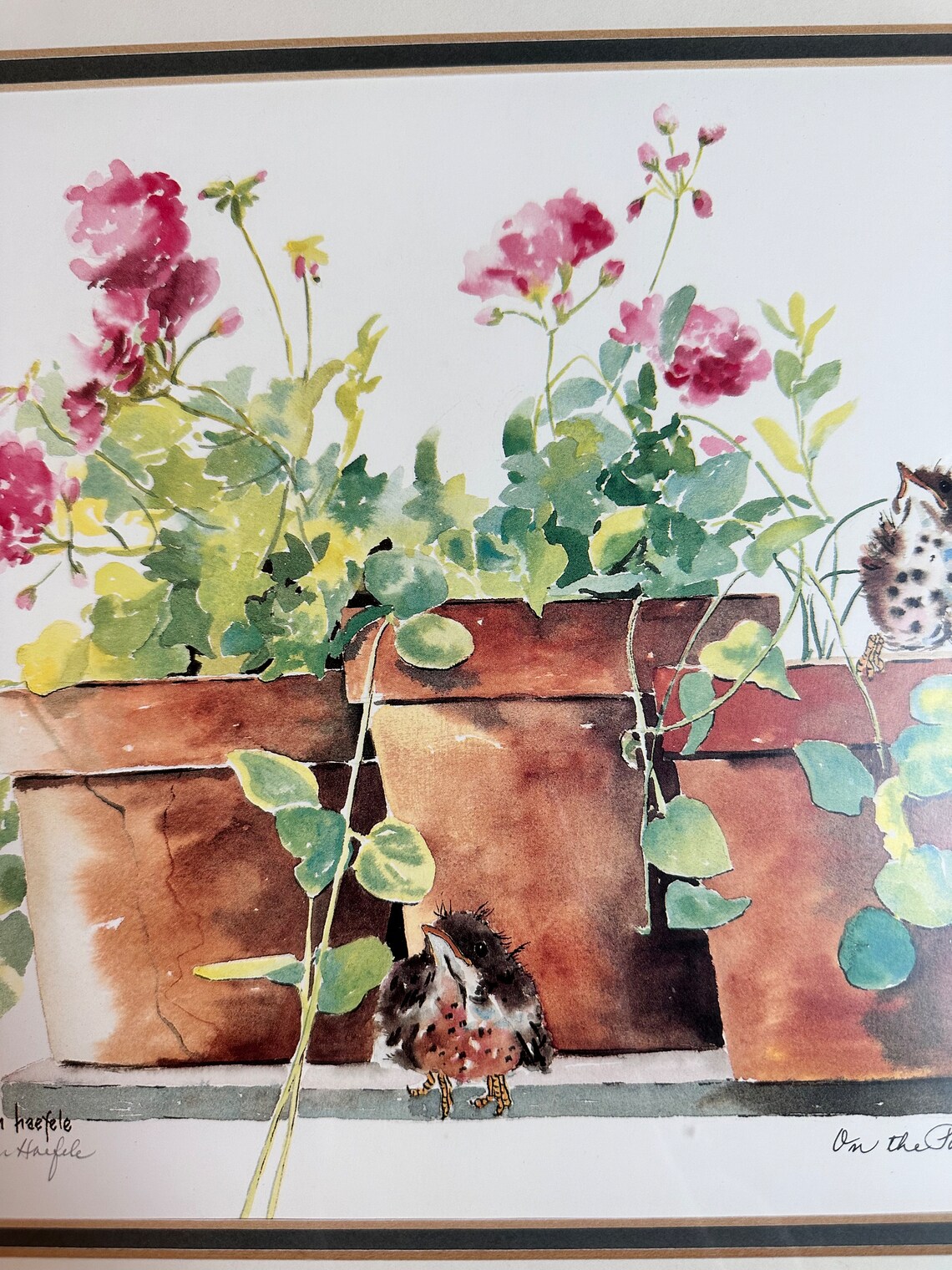 Watercolor Limited Edition Bird Watercolor by Jean Haefele - Etsy