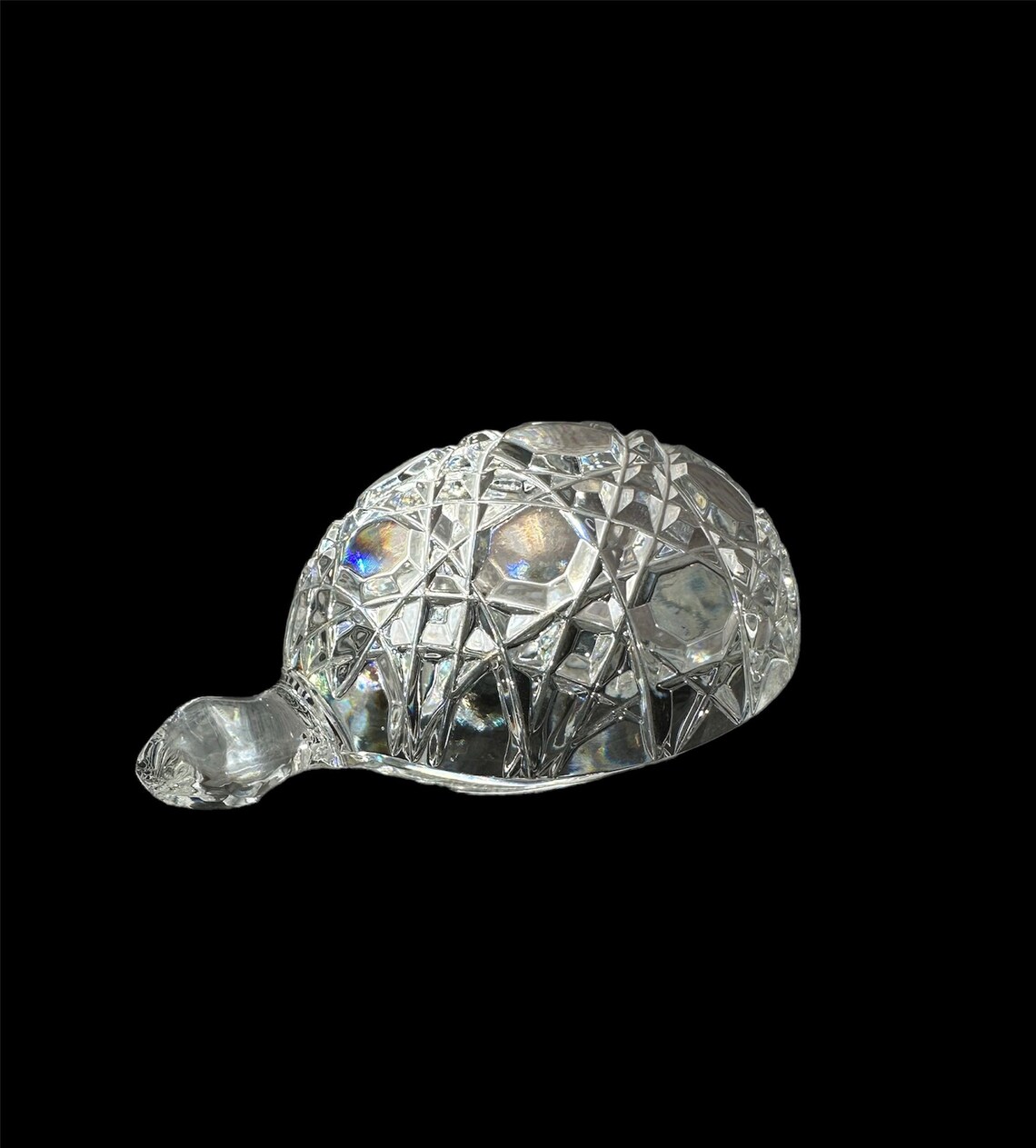 Vintage Waterford Crystal Turtle Paperweight - Etsy