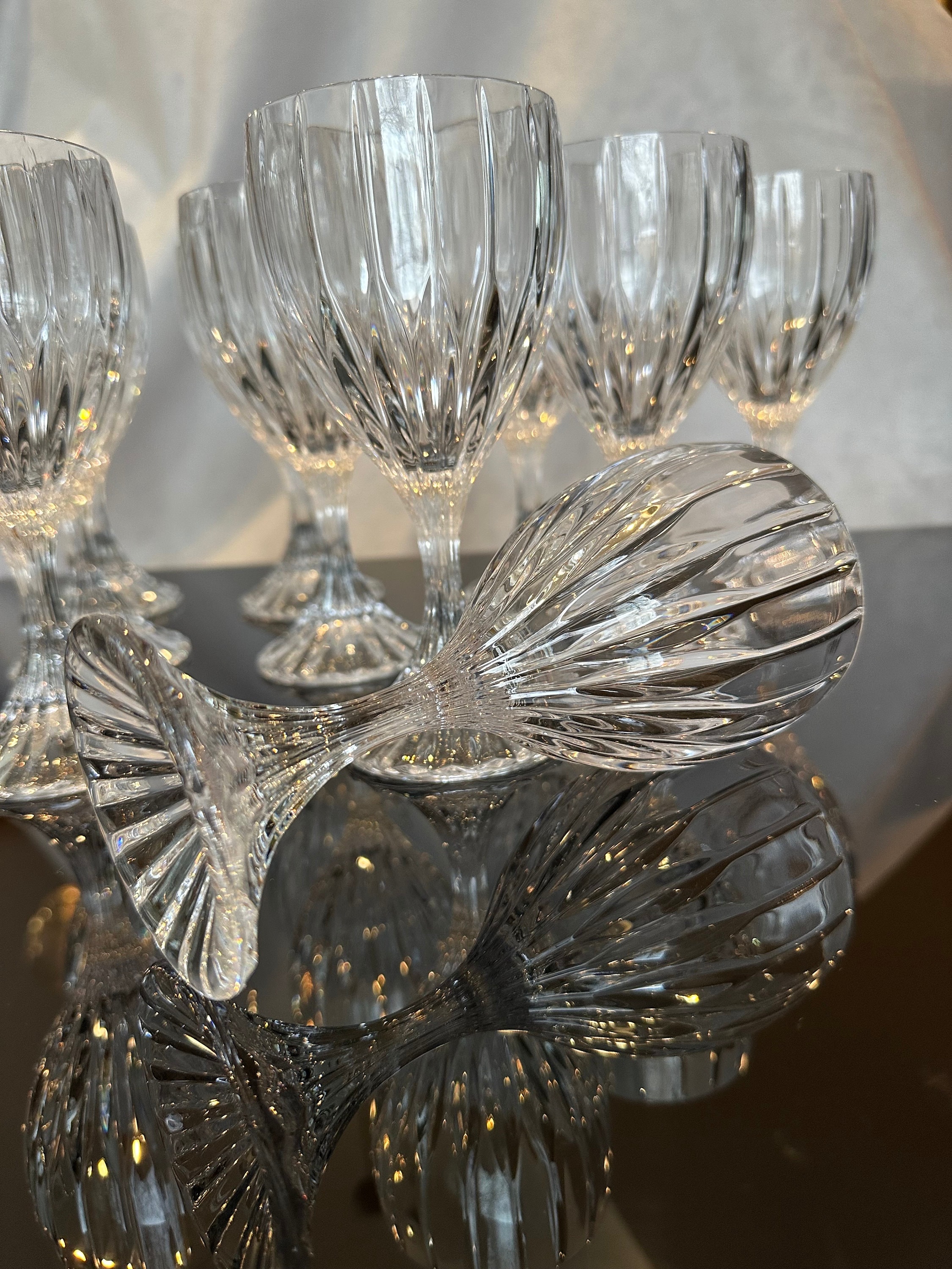 Park Lane by Mikasa Crystal Glass Water Goblets Set of 10 - Etsy