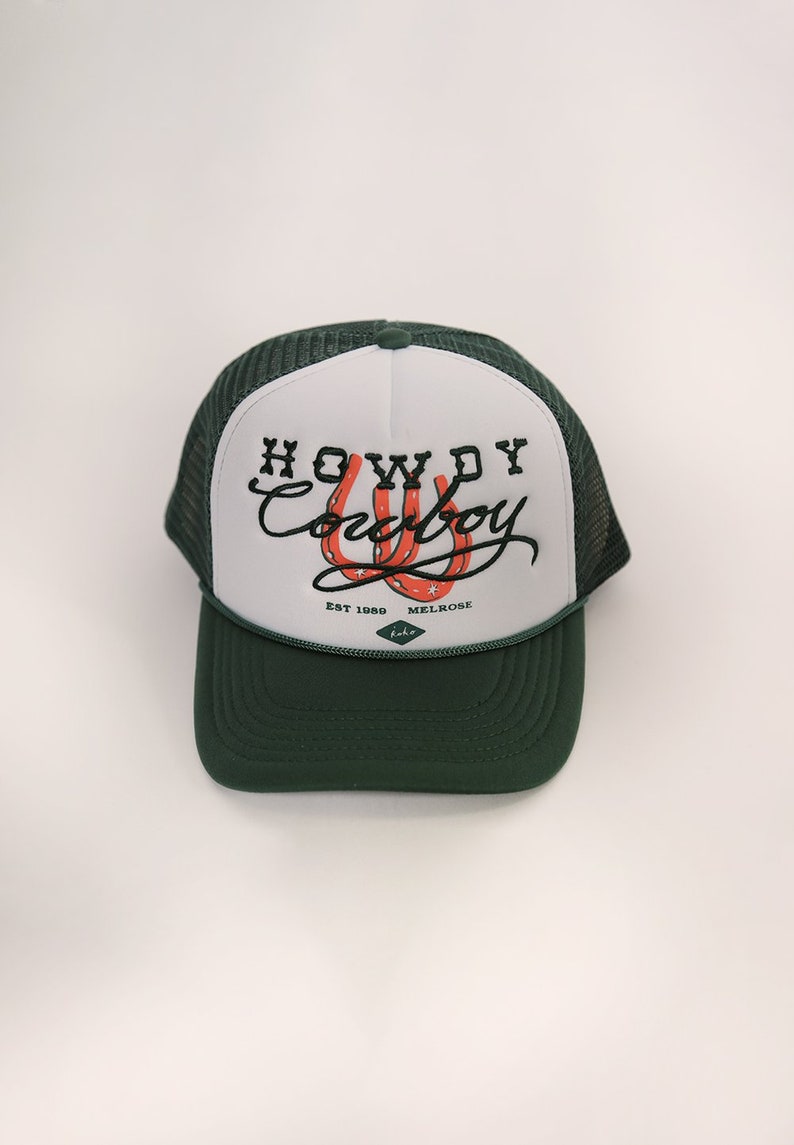 Howdy Cowboy Trucker Hat - Etsy