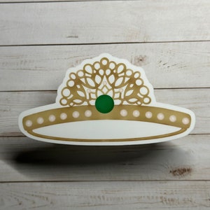 Merida Watercolor Princess Crown Sticker Disney Princess Sticker - Etsy