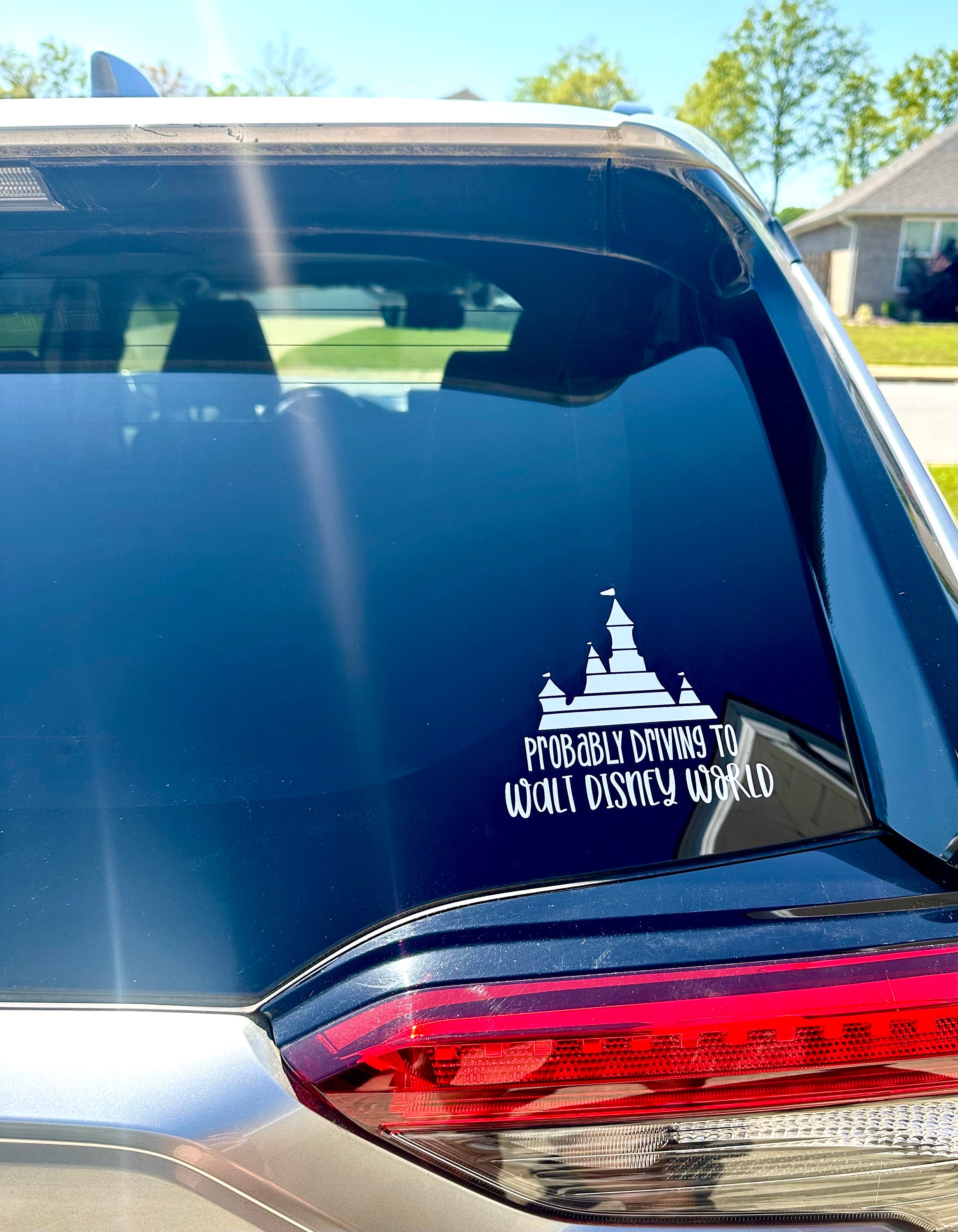 Probably Driving to Walt Disney World Vinyl Sticker Decal Car Sticker ...