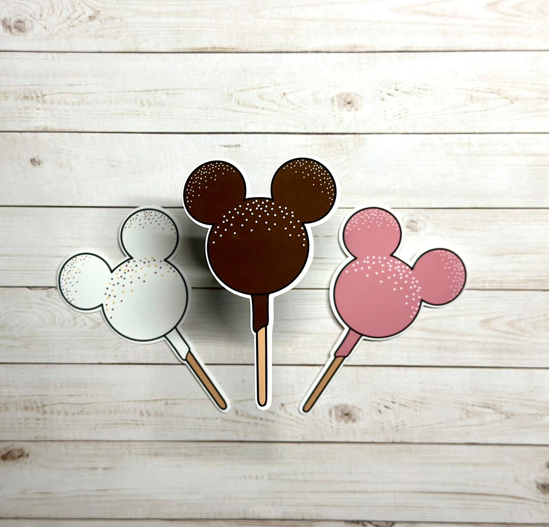 Mickey Cake Pop Stickers | Starbucks Cake Pop Sticker | Disney Bakery ...