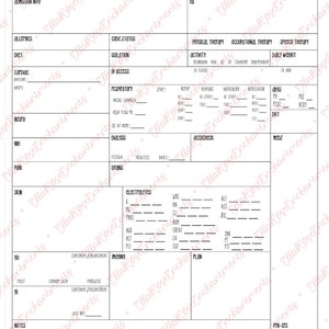 PCU RN Report Sheet: Critical Care Nursing (digital Download) - Etsy