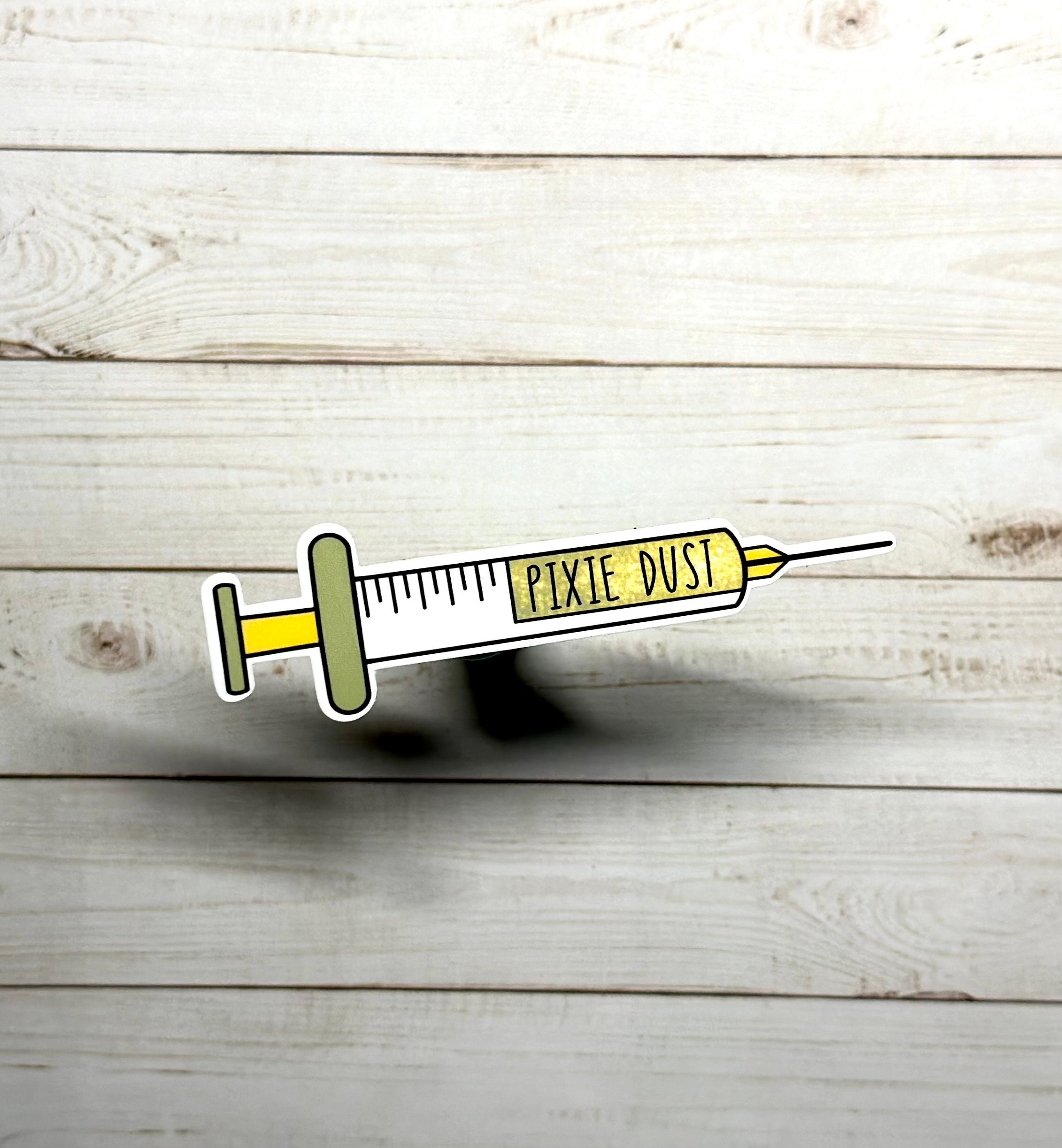 Pixie Dust Shot Sticker RN Sticker LPN Sticker Disney Nurse Sticker - Etsy