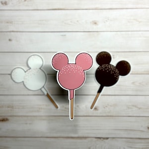 Mickey Cake Pop Stickers | Starbucks Cake Pop Sticker | Disney Bakery ...