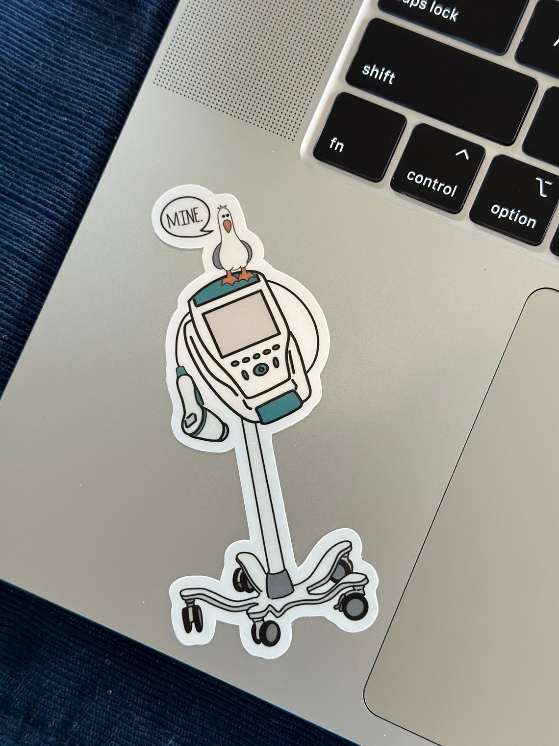 Finding Nemo bladder Scanner 'MINE' RN Die Cut - Etsy