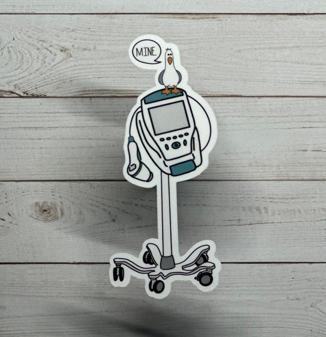 Finding Nemo *bladder Scanner* 'MINE!' | RN Die Cut Sticker | LPN ...