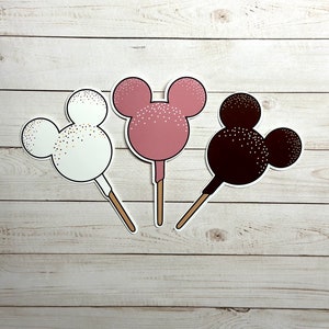 Mickey Cake Pop Stickers | Starbucks Cake Pop Sticker | Disney Bakery ...