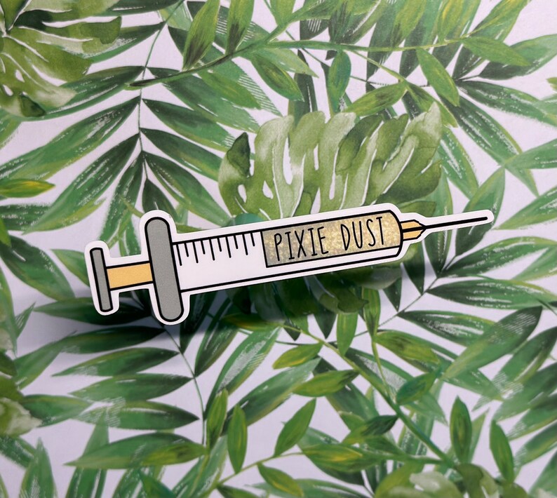 Pixie Dust Shot Sticker RN Sticker LPN Sticker Disney Nurse Sticker - Etsy