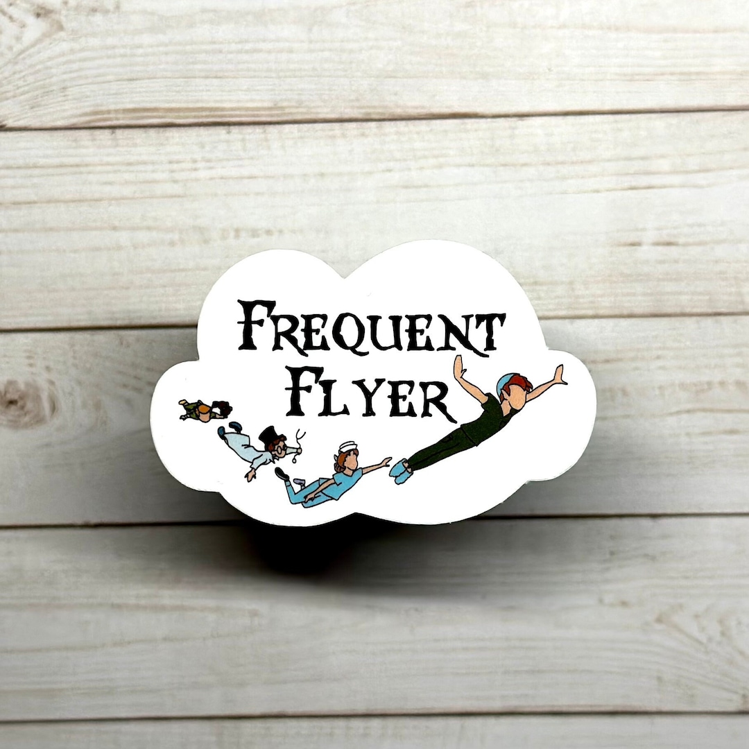 Frequent Flyer Die Cut Sticker: Nurse Gift - Etsy