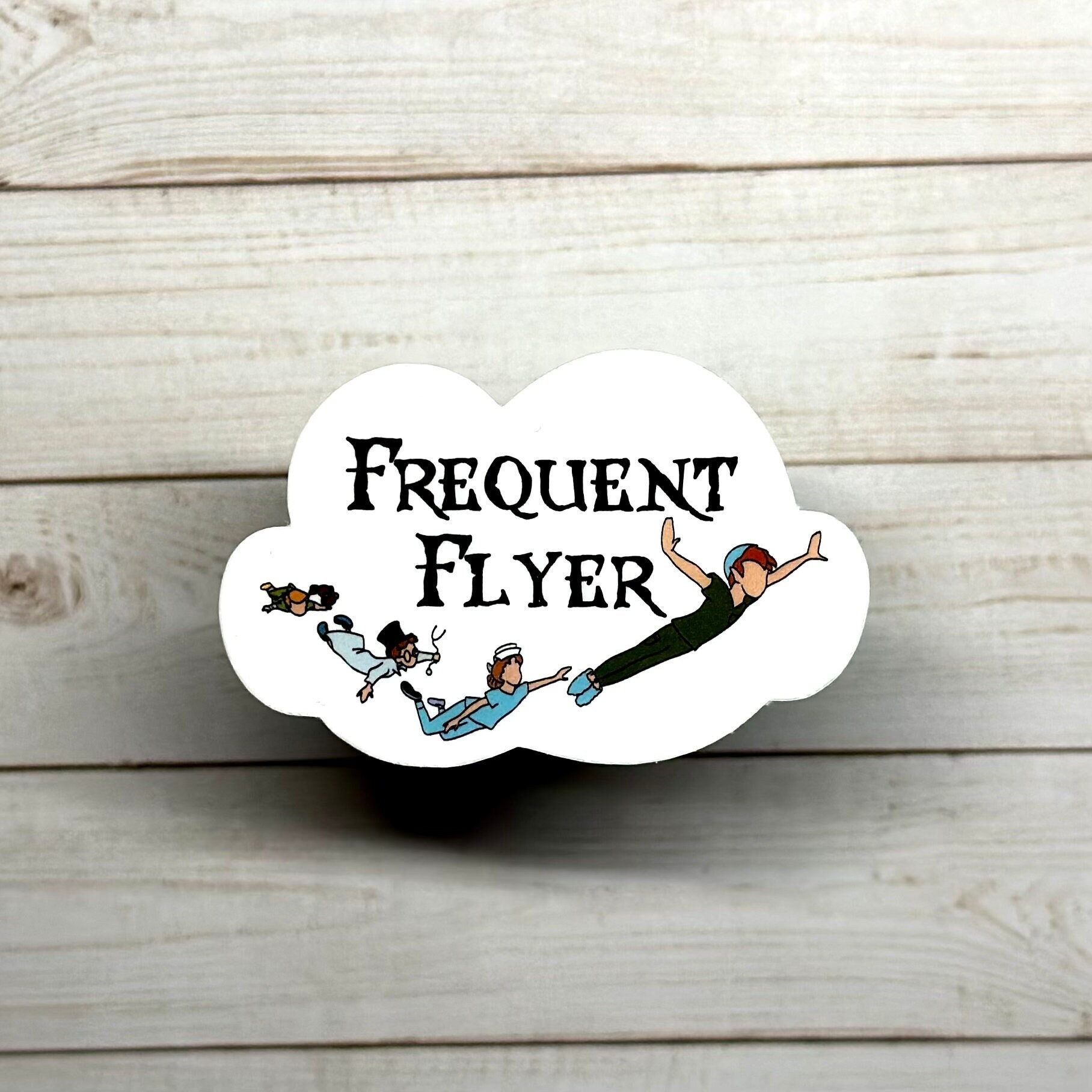 Frequent Flyer Die Cut Sticker RN Sticker LPN Sticker - Etsy