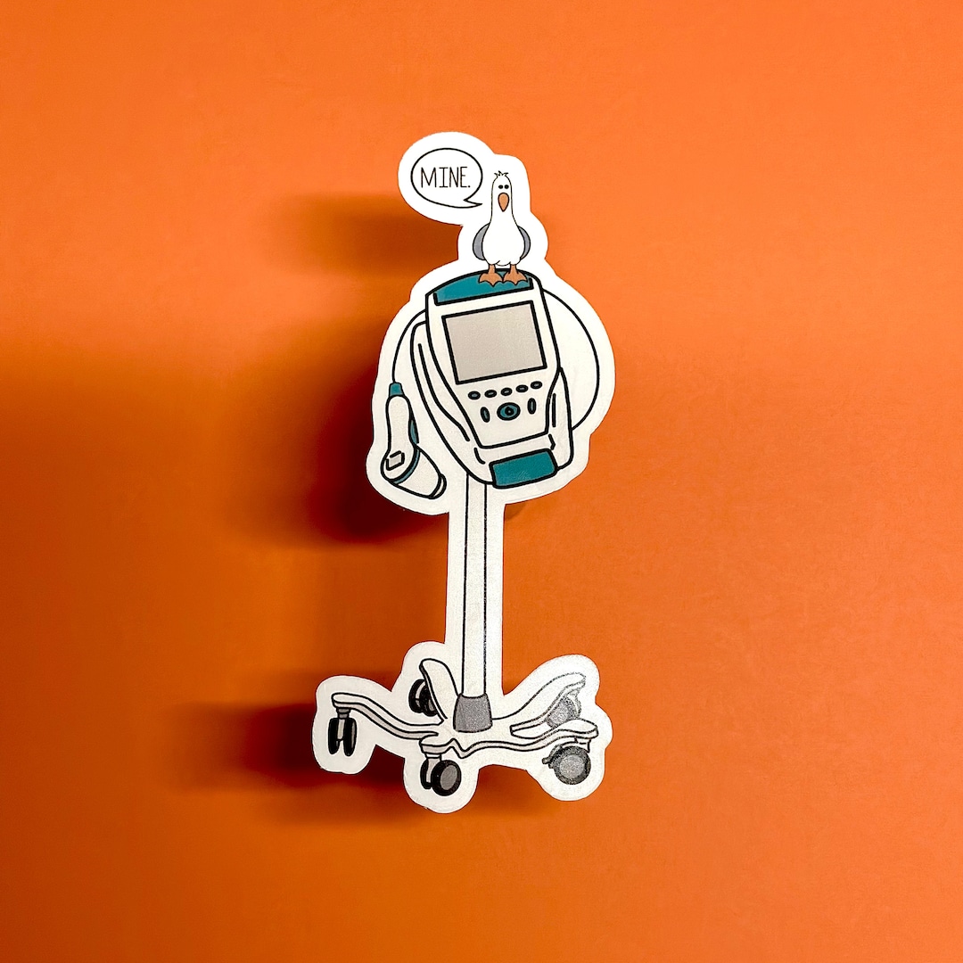 Finding Nemo bladder Scanner 'MINE' RN Die Cut - Etsy