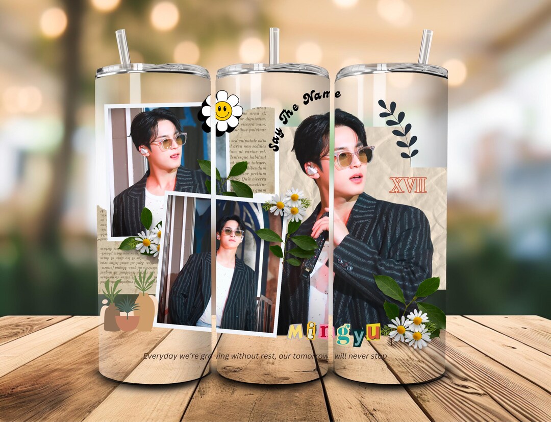 Mingyu Tumbler| Seventeen Merch | Perfect Gift | Kpop - Etsy