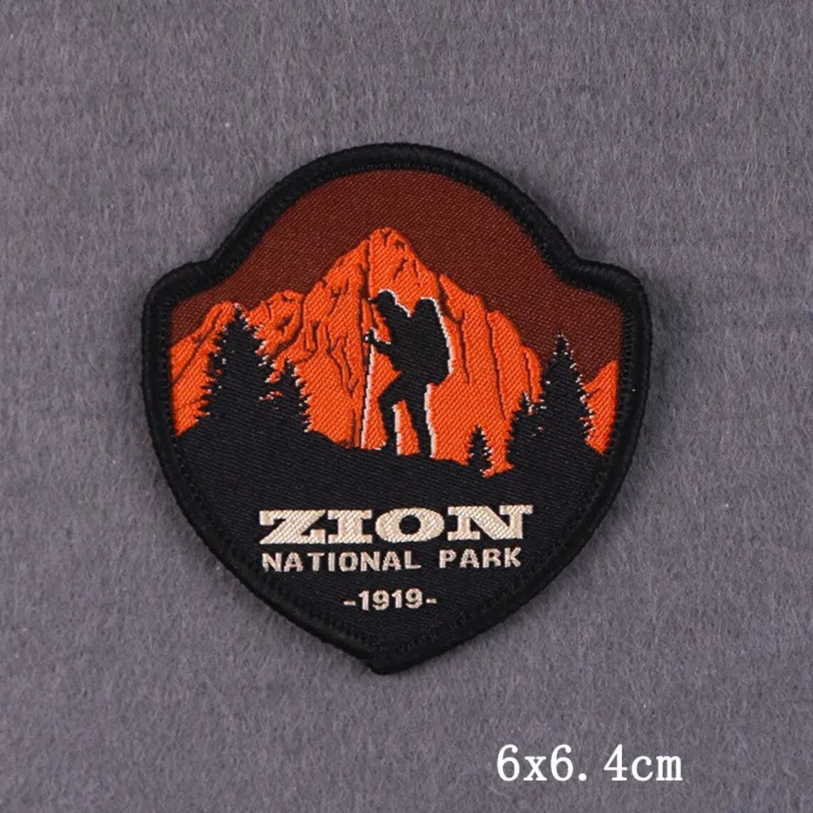 Zion National Park Patch, Embroidered Patch, Adventure in Nature, Patch ...