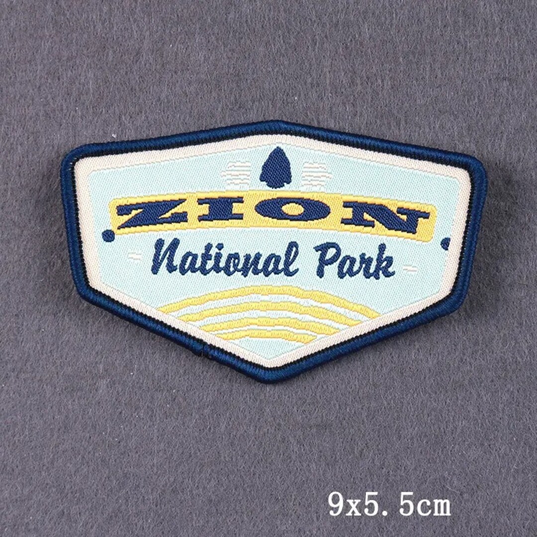 Zion National Park Embroidered Patch, Adventure in Nature, Patch Nature ...