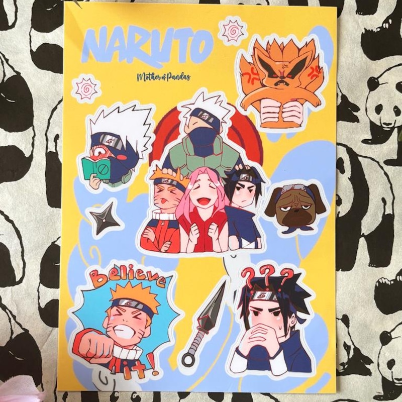 Naruto Stickers - Etsy