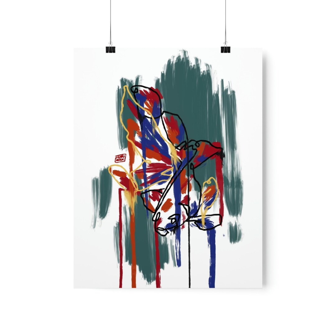 Bleeding Colors (poster) - Etsy