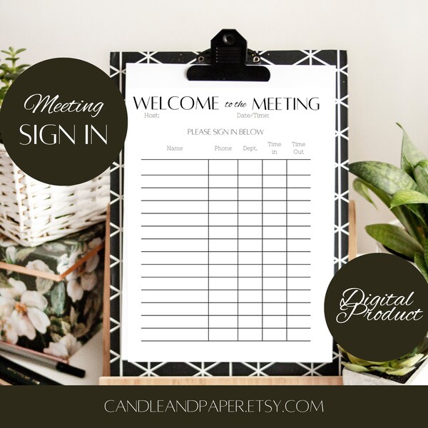 Attendance Office Sign - Etsy