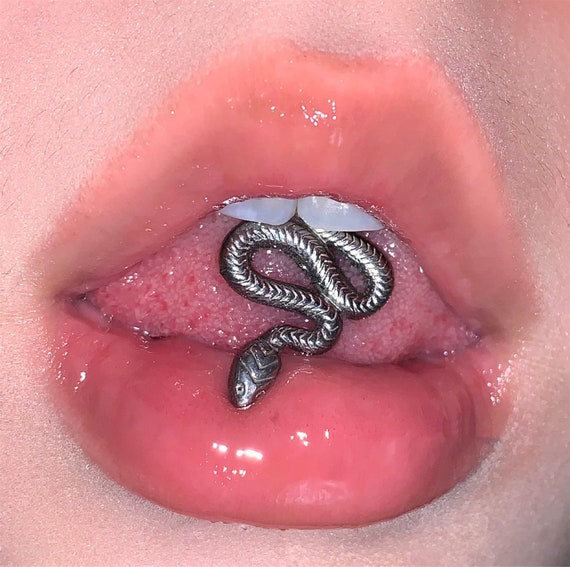 Snake Tongue Piercing