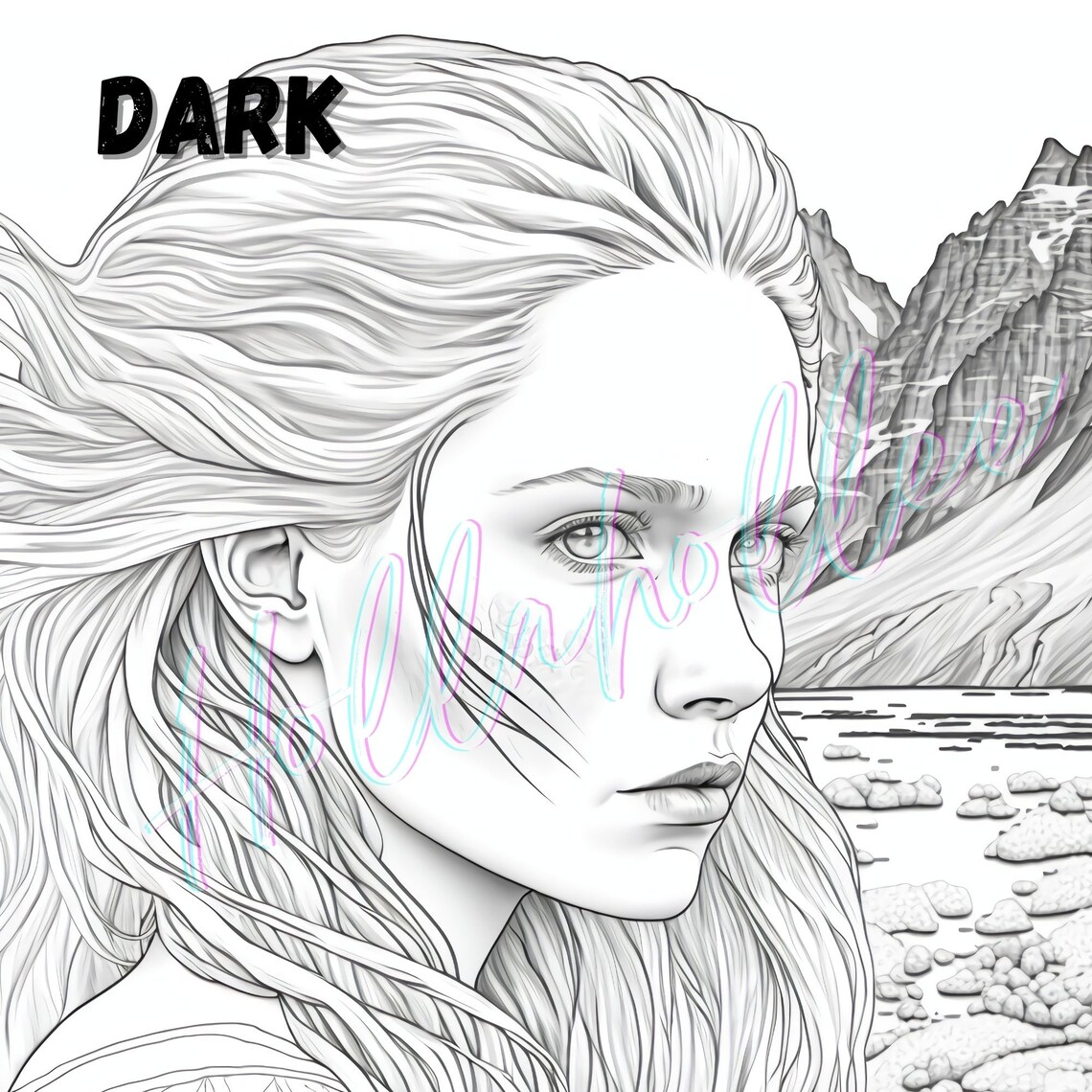 Adult Coloring Page PDF Printable Adult Coloring Pages Book Download ...