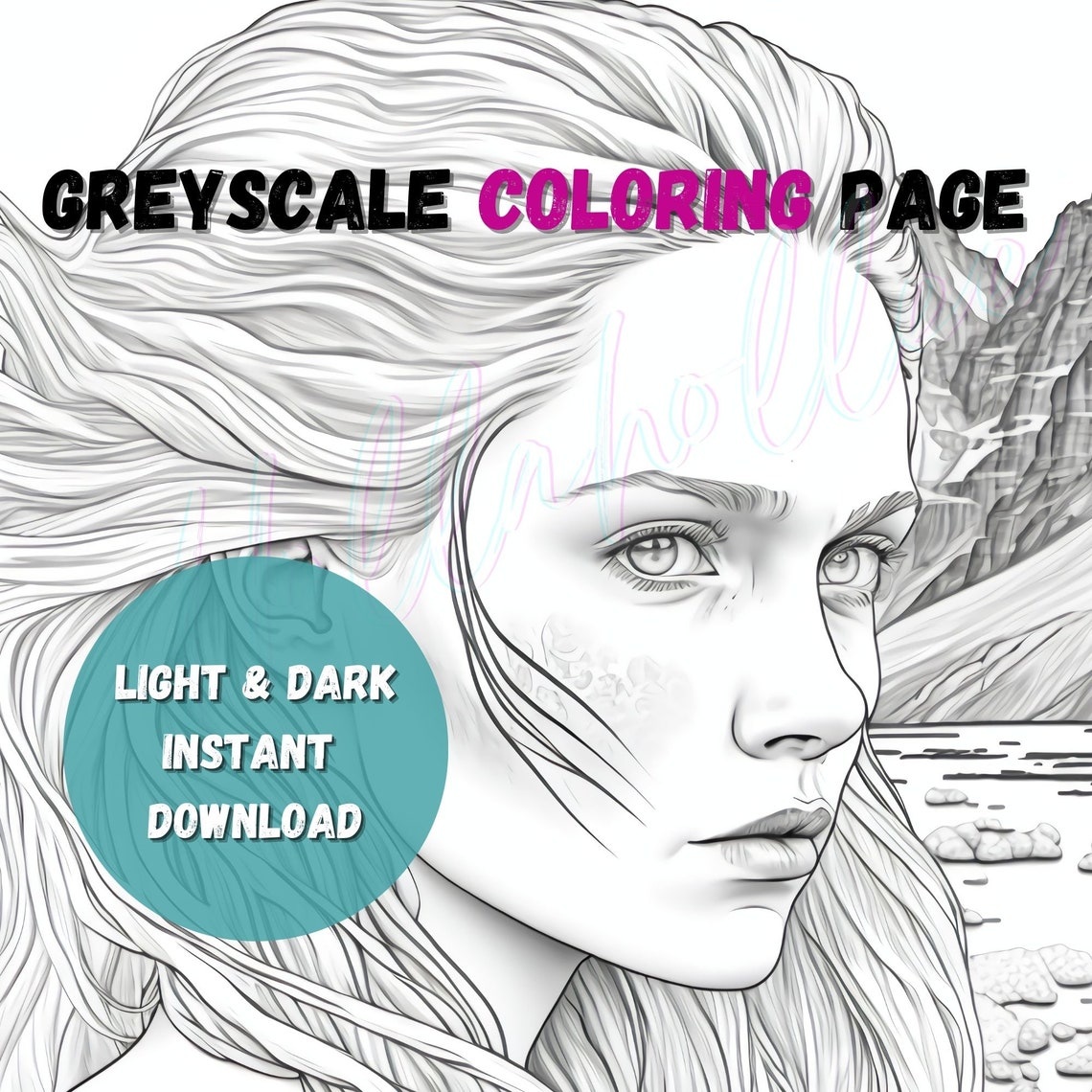 Adult Coloring Page PDF Printable Adult Coloring Pages Book Download ...