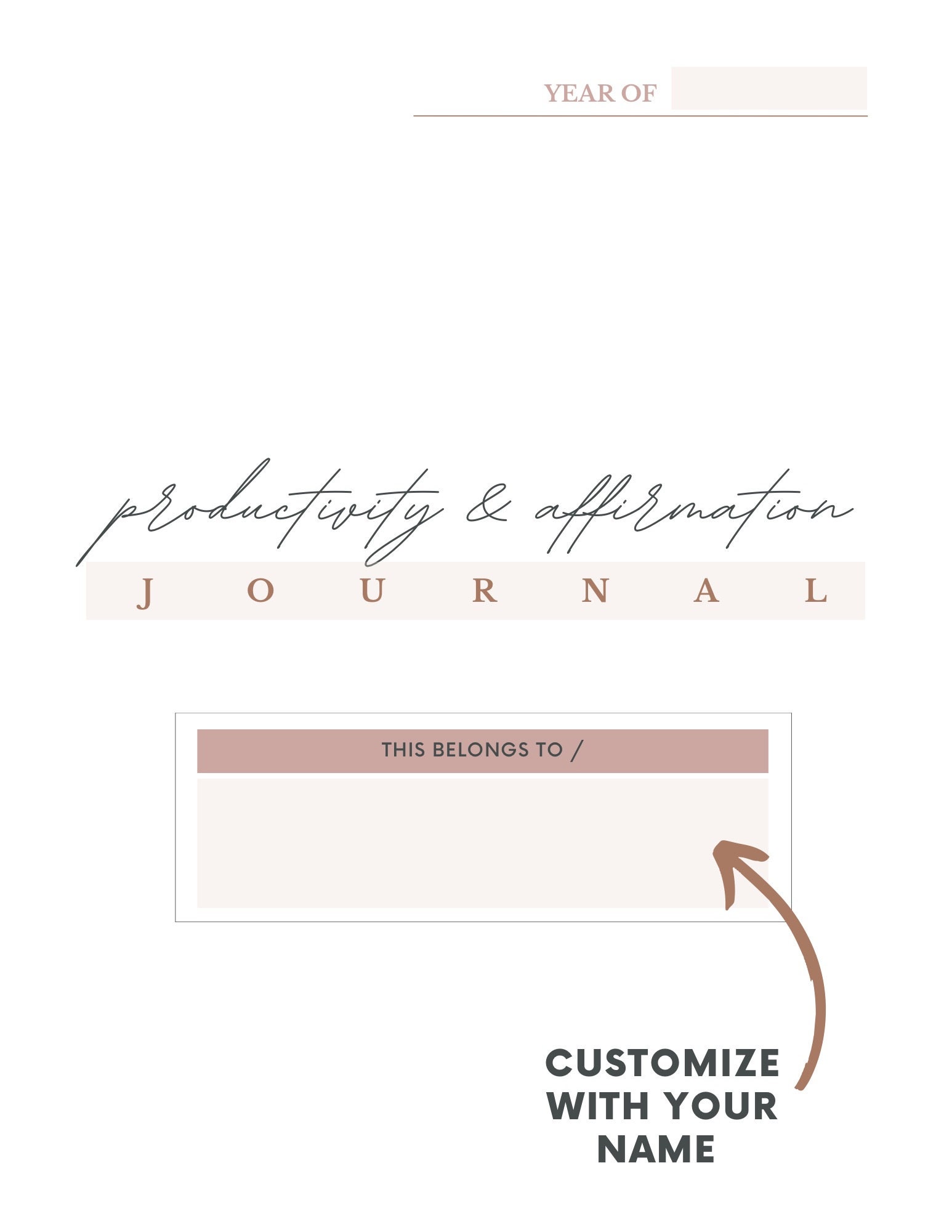 Ultimate Affirmation & Productivity Planner - Etsy