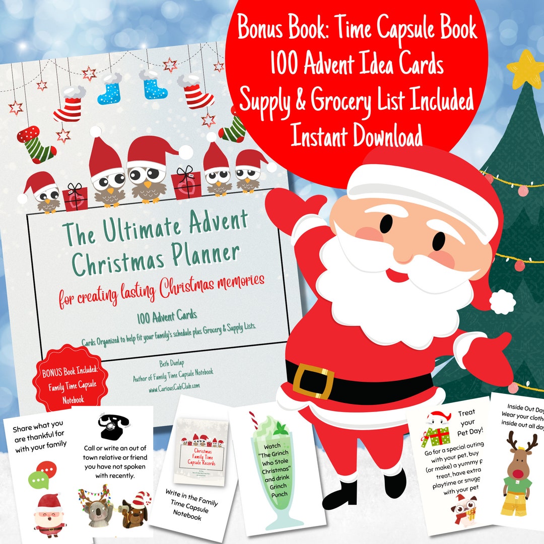 The Ultimate Advent Christmas Planner-100 Advent Calendar Ideas ...