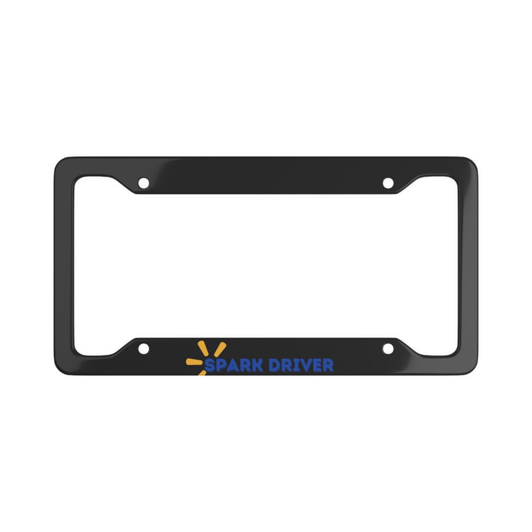 Spark Delivery Driver License Plate Frame - Etsy