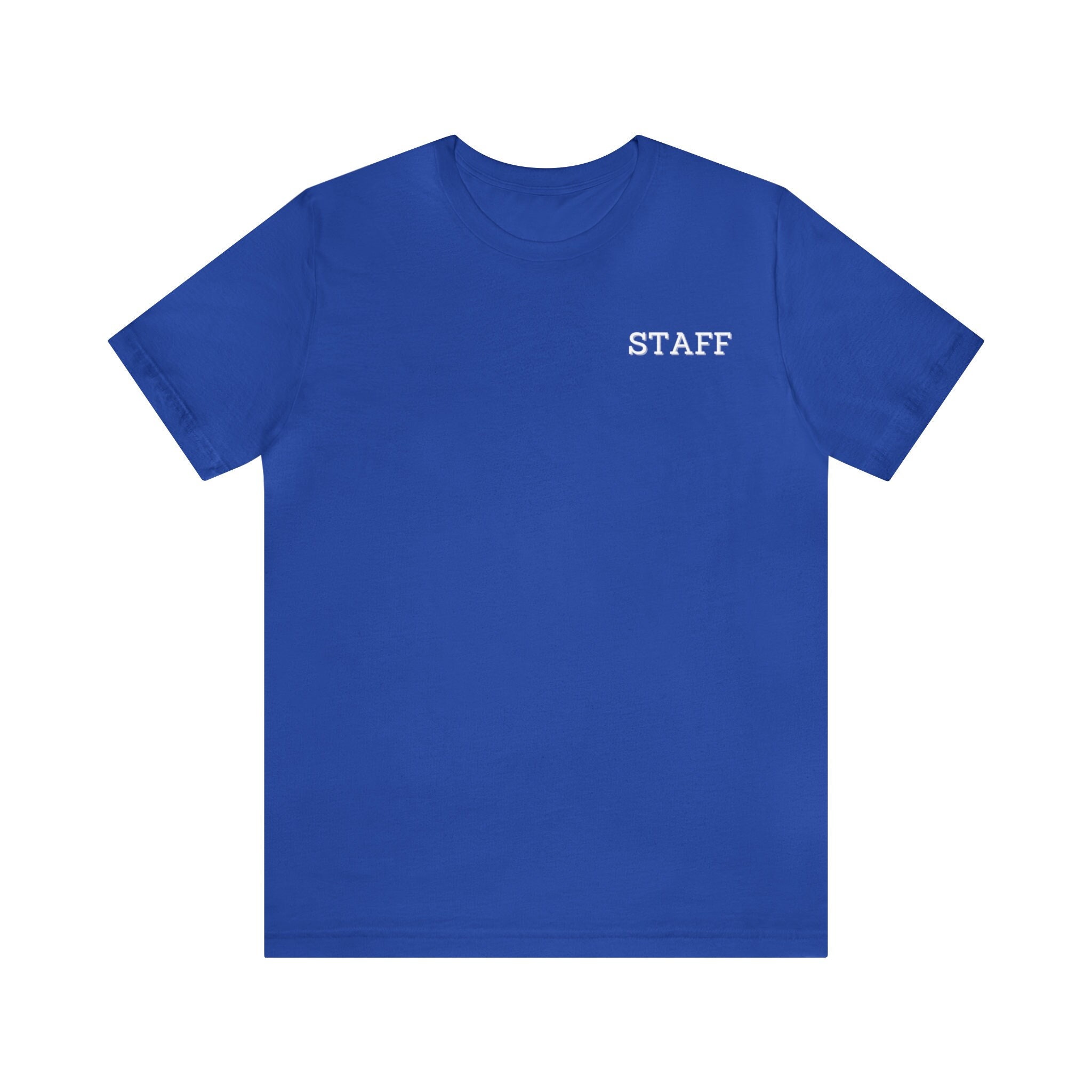Staff Shirt - Staff Logo on Front & Back - Etsy