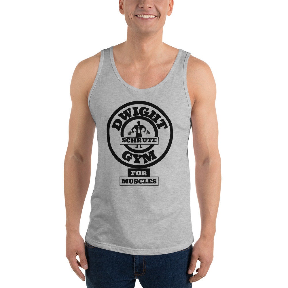 Dwight Schrute gym for Muscles Tank - Etsy