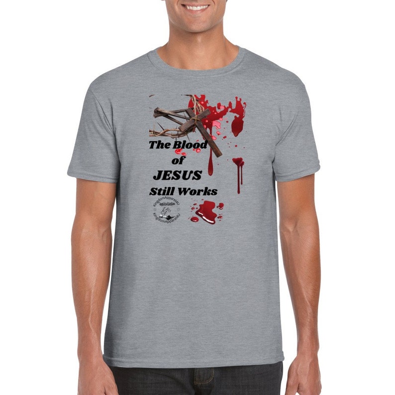 The Blood of Jesus Classic Unisex Crewneck T-shirt - Etsy
